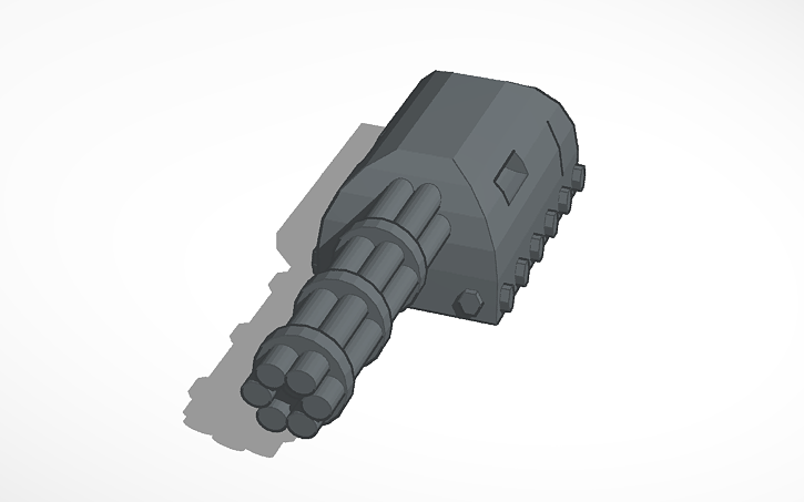 Free STL file Gatling machine gun 🔫 ・3D printing idea to download・Cults
